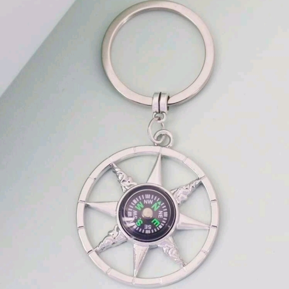 Accessories | Compass Keychain | Poshmark